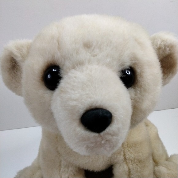 Wal-Mart | Toys | Vintage Walmart Plush Stuffed Animal Off White Polar ...